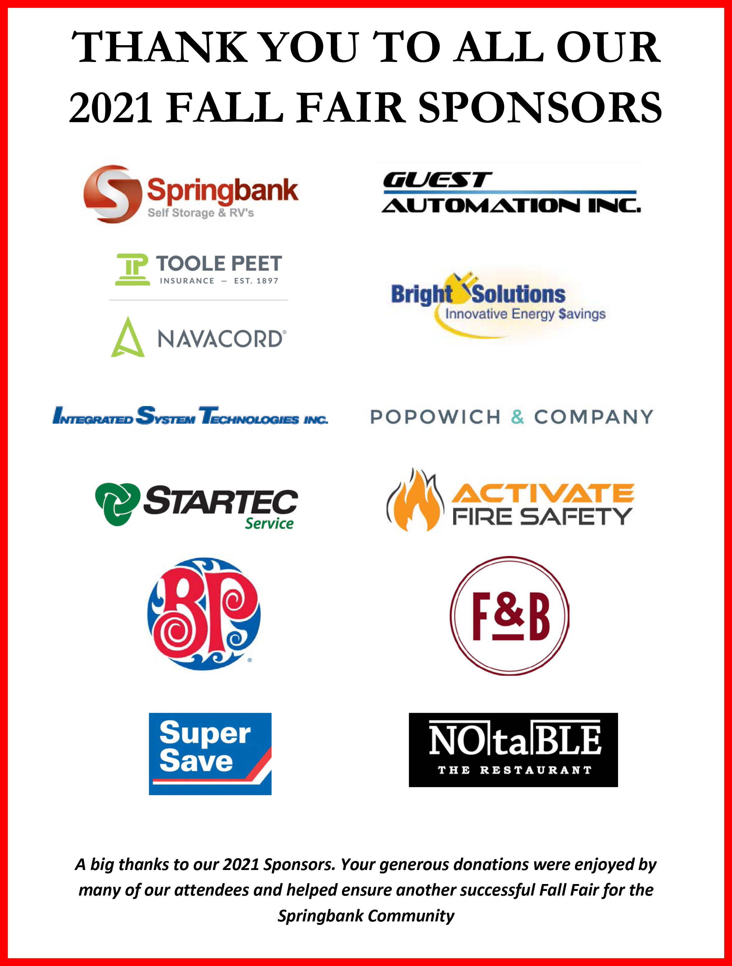 Fall Fair - Springbank Park For All Seasons - Agricultural Society